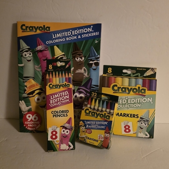 Crayola | Art | Retired Crayola Limited Edition Crayons Markers Cld ...